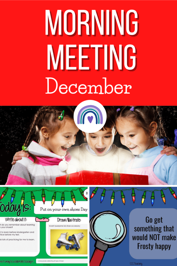 It's like Christmas Morning - all your December Morning Meeting ideas ...